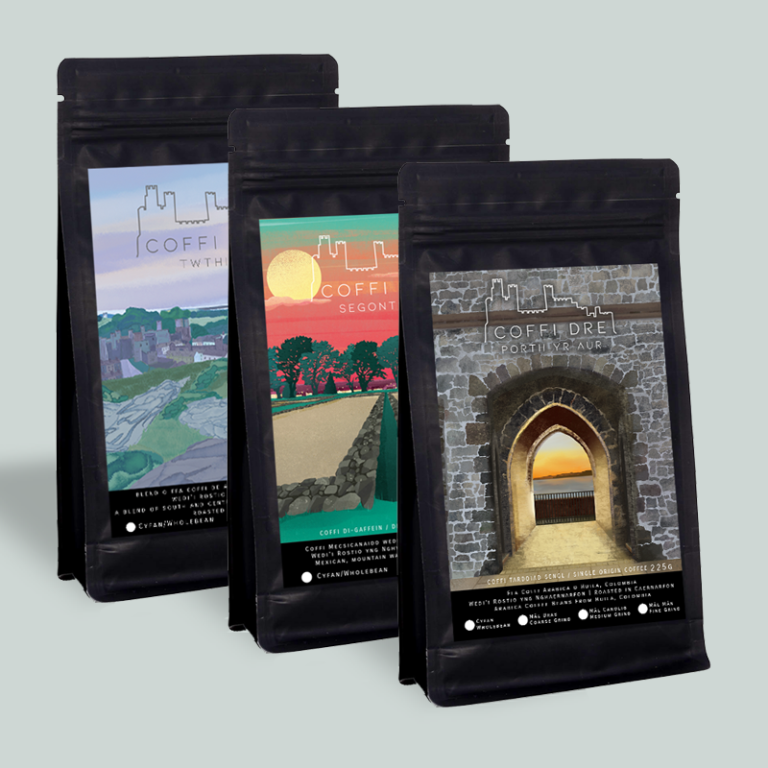 Coffi Dre Triple Pack – Twthill, Porth yr Aur & Segontiwm